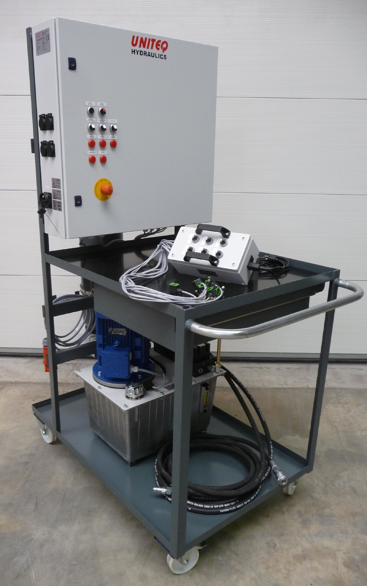 Mobile hydraulic test power unit projects, Uniteq Hydraulics