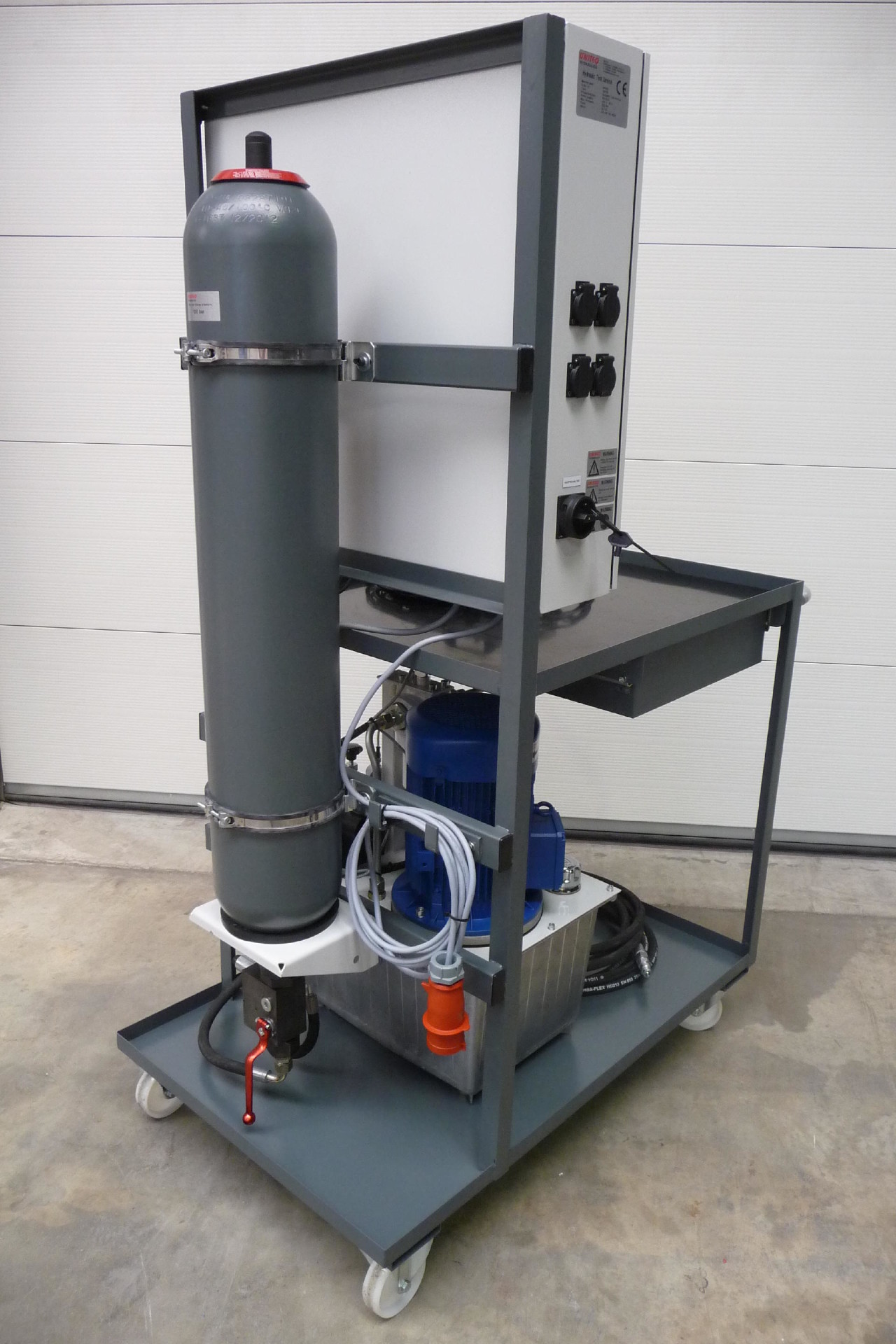 Mobile hydraulic test power unit projects, Uniteq Hydraulics